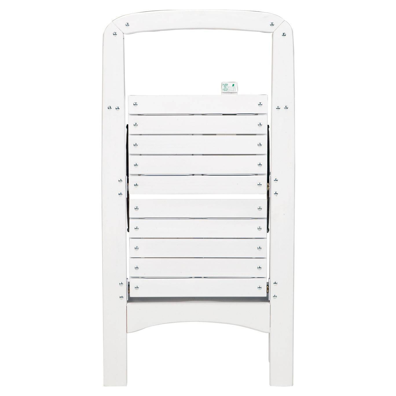 Cosco Rockford Two Step Wood Step Stool, White Cosco Rockford Two Step Wood Step Stool, White